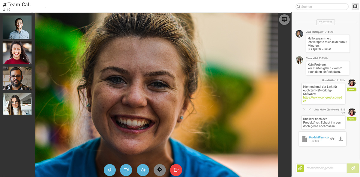 Featured Features: Video meeting / Breakout rooms